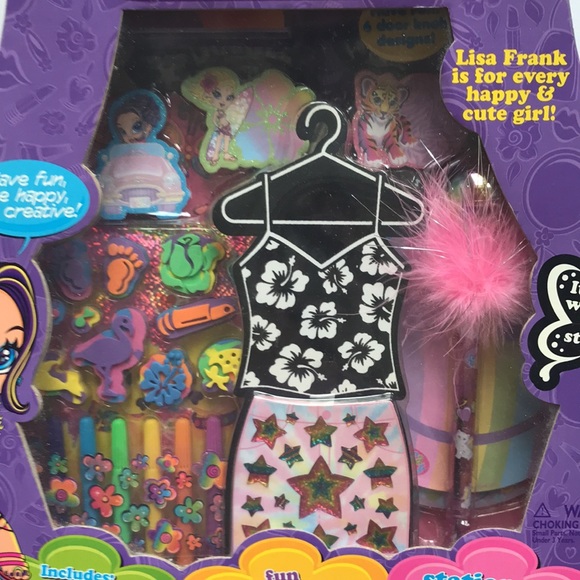 Lisa Frank | Toys | Lisa Frank Fab Fashions Stationary Set | Poshmark